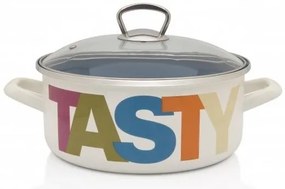 Kastrol metalac juicy_tasty, mělký kastrol standard s poklicí 20 cm, 2,75 l