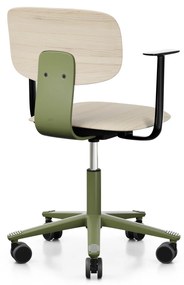 HÅG - Židle TION - dřevěná s područkami