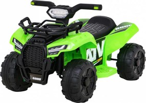 Ramiz Dětská čtyřkolka na baterie Storm zelená + motor 25W + MP3 USB + LED