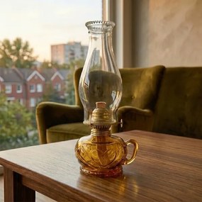 Brilagi - Petrolejová lampa MERLIN oranžová