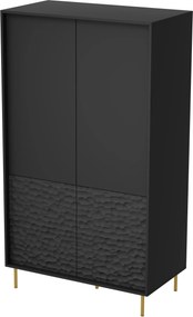 Šatní skříň Bullet 87 cm černá