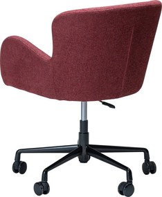 Vínová kancelářská židle Glam – DAN-FORM Denmark