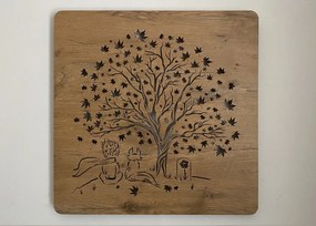 Li-Go "Malý princ" světelný obraz 230V 62x62 cm provedení povrchu: bílá