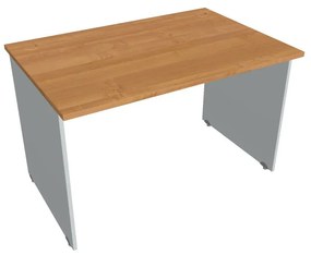 Stůl pracovní rovný 120 cm - Hobis Gate GS 1200 Dekor stolové desky: olše, Dekor lamino podnože: šedá