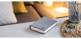 Šedá světelná dekorace na USB Booklight – Gingko