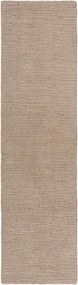 Béžový ručně tkaný vlněný běhoun 80x230 cm Harris Boucle – Flair Rugs