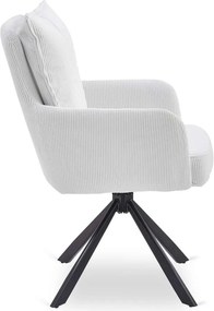 Jídelní židle Luta, krémová