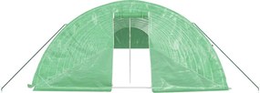 Skleník s ocelovým rámem zelený 110 m² 22 x 5 x 2,3 m 3188092