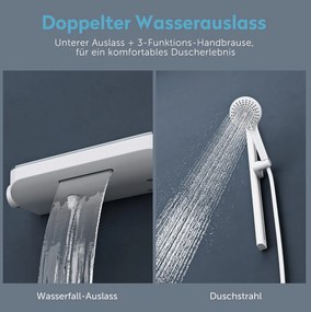 design vanová baterie DOPORRO 4 - bílá