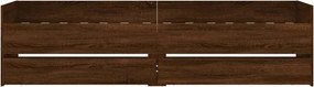 Rám postele se zásuvkami hnědý dub 75 x 190 cm Small Single 3207363