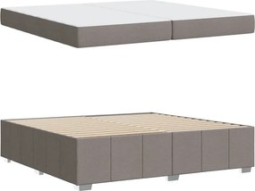 Rám postele Taupe 200 x 200 cm textil 3398311