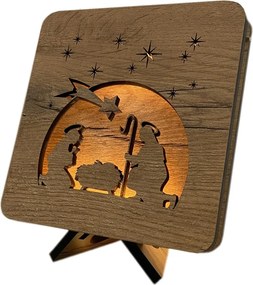 Li-Go "Betlém" lampa 19x19 cm provedení povrchu: dub světlý