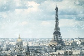 Obraz zimní Paříž Varianta: 90x60