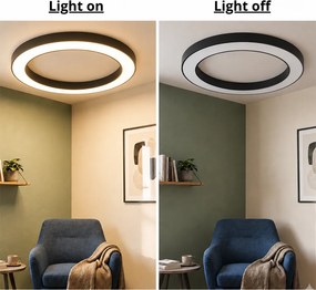 Immax NEO PASTEL SLIM Smart stropní svítidlo 95 x 7cm 68W černé Zigbee 3.0