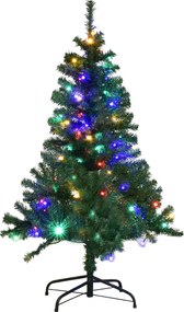 Costway Umělý vánoční stromek 150 cm s LED osvětlením