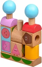 Lucy  Leo Tvary a emoce dřevěná skládačka s předlohami / od 3 let