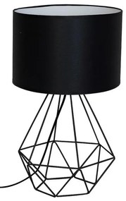 Stolní lampa BASKET 1xE27/60W/230V černá