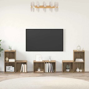 Sestava TV skříněk 6 ks Artisanový dub Kompozitní dřevo 3393164