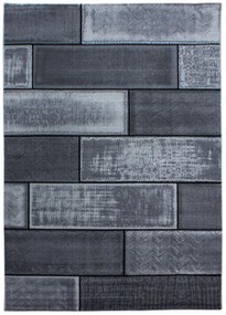 Ayyildiz, Kusový koberec Plus 8007 black, 80x150, šedá, chodba / předsíň