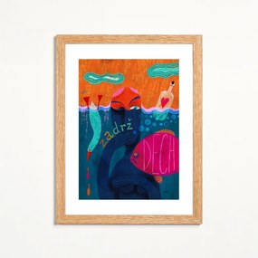 Magda Andresová | Zadrž dech Rám: Černý, Velikost: 30 x 20 cm