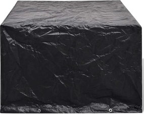 Plachty na zahradní nábytek 2 ks 8 oček 135 x 135 x 90 cm 279127