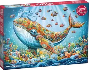 CHERRY PAZZI Puzzle Velrybí princ / 1000 dílků / 50 x 70 cm