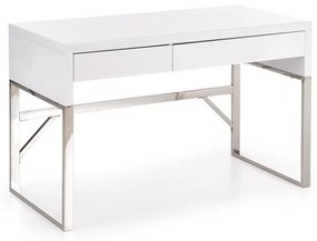 Psací stůl B32 (Bílá /Chrom)