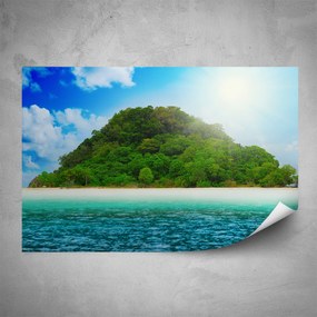 Plakát - Neobydlený ostrov (60x40 cm) - PopyDesign