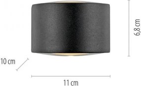 PN 9460-13 CARLA LED venkovní nástěnné svítidlo antracit IP54 3000K - PAUL NEUHAUS