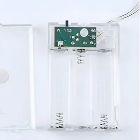 LED vánoční osvětlení EHD-LS01 studená bílá / Řetěz / 50 LED / 5 m / b
