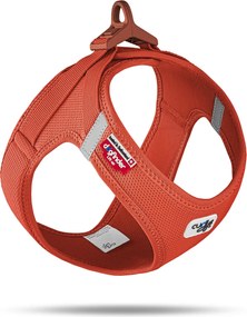 Postroj pro psy a kočky Curli CLAPS Air-Mesh Sun Orange Velikost: 2XS