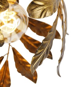 Vintage stropní svítidlo starožitné zlaté 30 cm - Linden