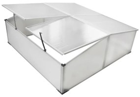 vidaXL Skleník 4 víčka 108 x 41 x 110 cm