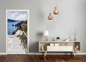 Fototapeta samolepící na dveře Santorini Řecko 95x205 cm