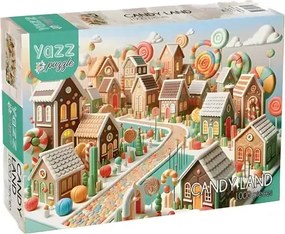 YAZZ Puzzle Země sladkostí / 1000 dílků / 68 x 48 cm