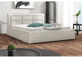 Čalouněná postel s úložným prostorem a roštem Pesto, Rozměr postele: 160x200, Potah: Victoria 14 863