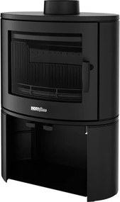 Krbová kamna Modena, 7,5 kW, vytápěcí schopnost: 175 m³, litinová, černá