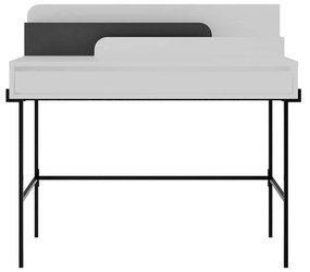 Kalune design Psací stůl LEILA bílo-šedý 793ELG3808