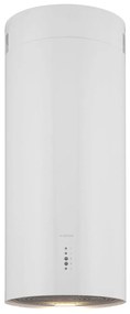 Bolea, digestoř, 38 cm, ostrůvková, 600 m³/h, LED, filtry s aktivním uhlím, bílá