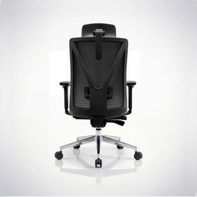 Ergonomická kancelářská židle tmavě šedá VECTOR
