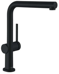 Hansgrohe Talis M54 - Dřezová baterie Talis s výsuvnou koncovkou, EcoSmart, matná černá 72845670