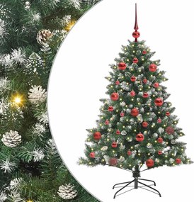 Umělý vánoční stromeček Zelená 150 cm PVC, plast a ocel 3395221