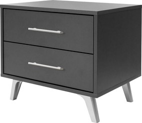 STO Noční stolek BALI, 54 cm Barva: Černá