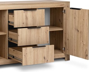 Komoda Houseland Tommy 01 160 cm dub artisan