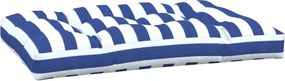 vidaXL Poduška na palety 120 x 80 x 12 cm textil [360521] Barva: Modrá