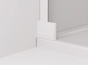 Sanswiss CADURA CA13+CAT3 sprchový kout obdélníkový 120x100 cm Profil: Bílá, Sklo: Hladké čiré, Rozměr: 120x100 cm