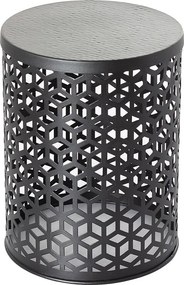 Odkládací stolek Fabia výška 41cm silver
