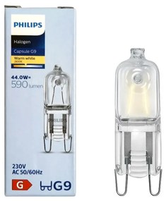 Philips | Průmyslová žárovka Philips G9/44W/230V 2800K | P3529