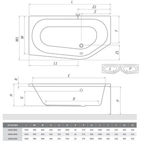 Roth Krycí panel ACTIVA NEO Varianta: rozměry: 160x90 cm, orientace: Uni - (ACTIVA NEO panel 160 - 9860001)