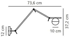 Nordlux - Nástěnná lampa CONTINA 1xG9/5W/230V mosaz